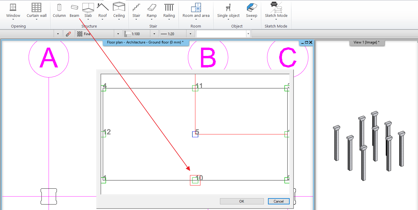 Creating architectural grid lines – ARCHLine.XP