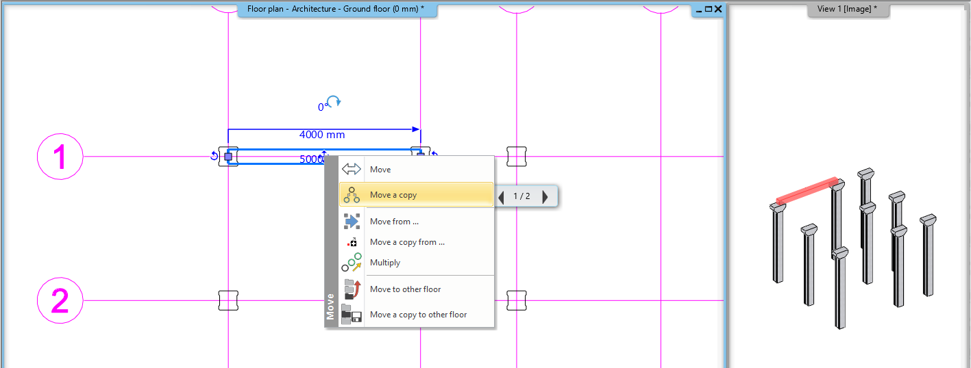 Creating architectural grid lines – ARCHLine.XP