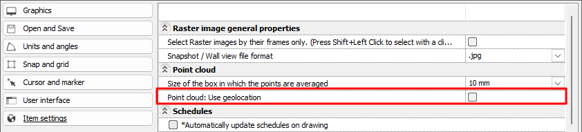 Import Point Cloud – ARCHLine.XP